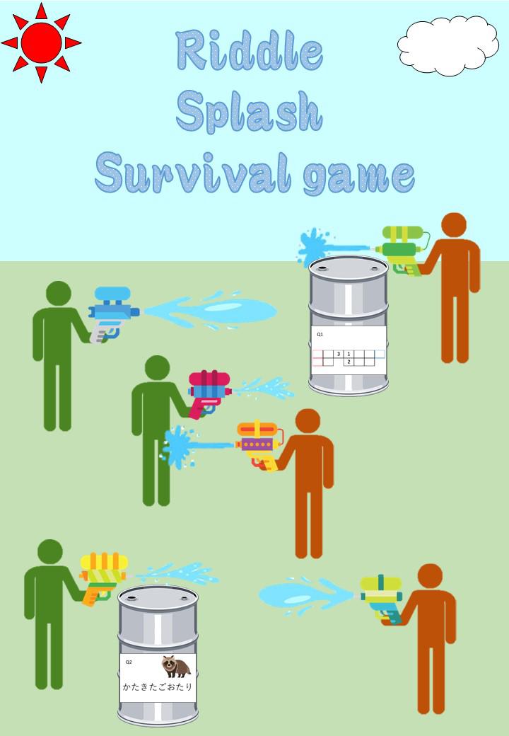 Riddle Splash Survival game - Tri Möbius